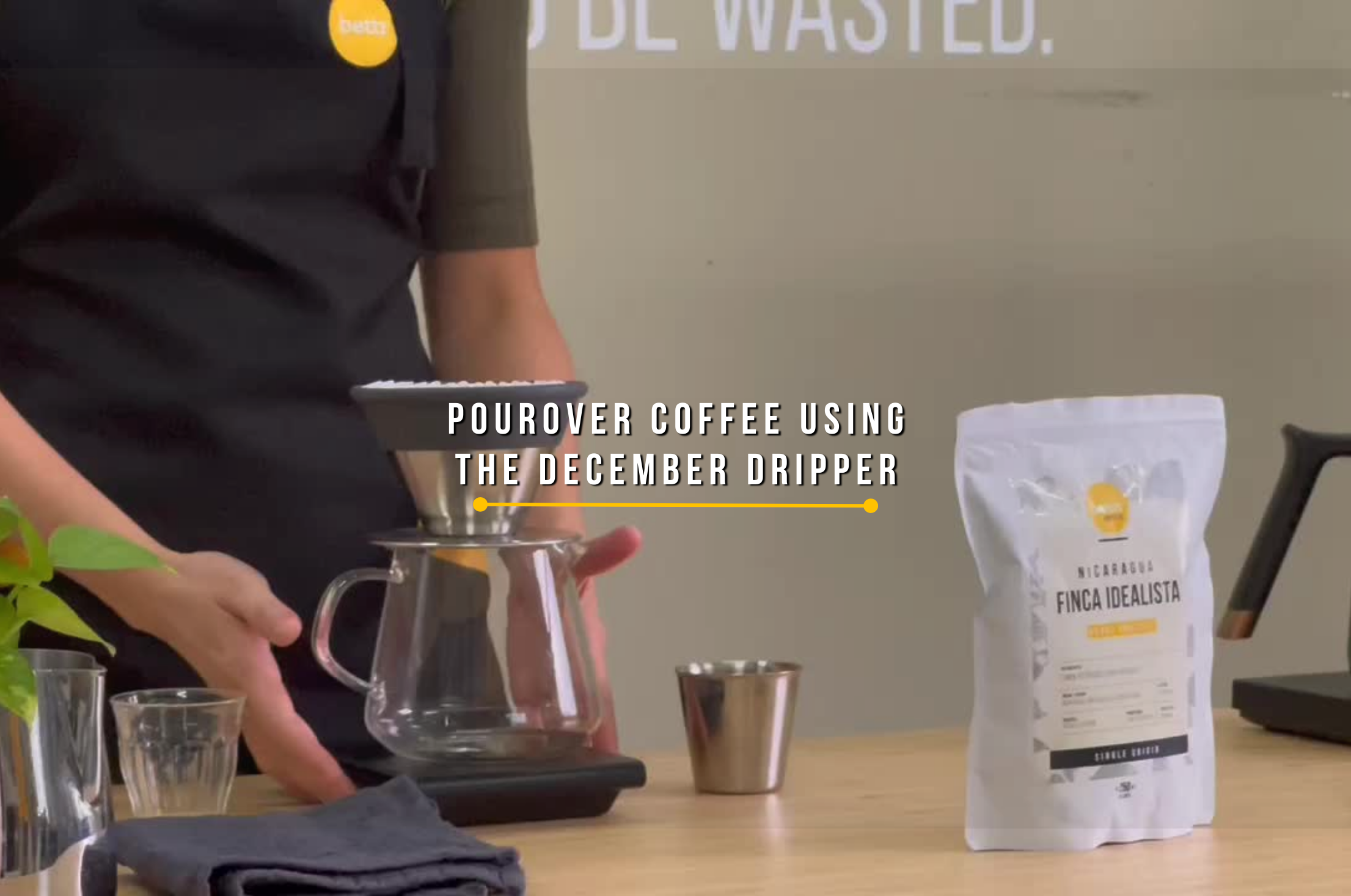 Bettr Brew: Pourover coffee with the December Dripper – Bettr Coffee