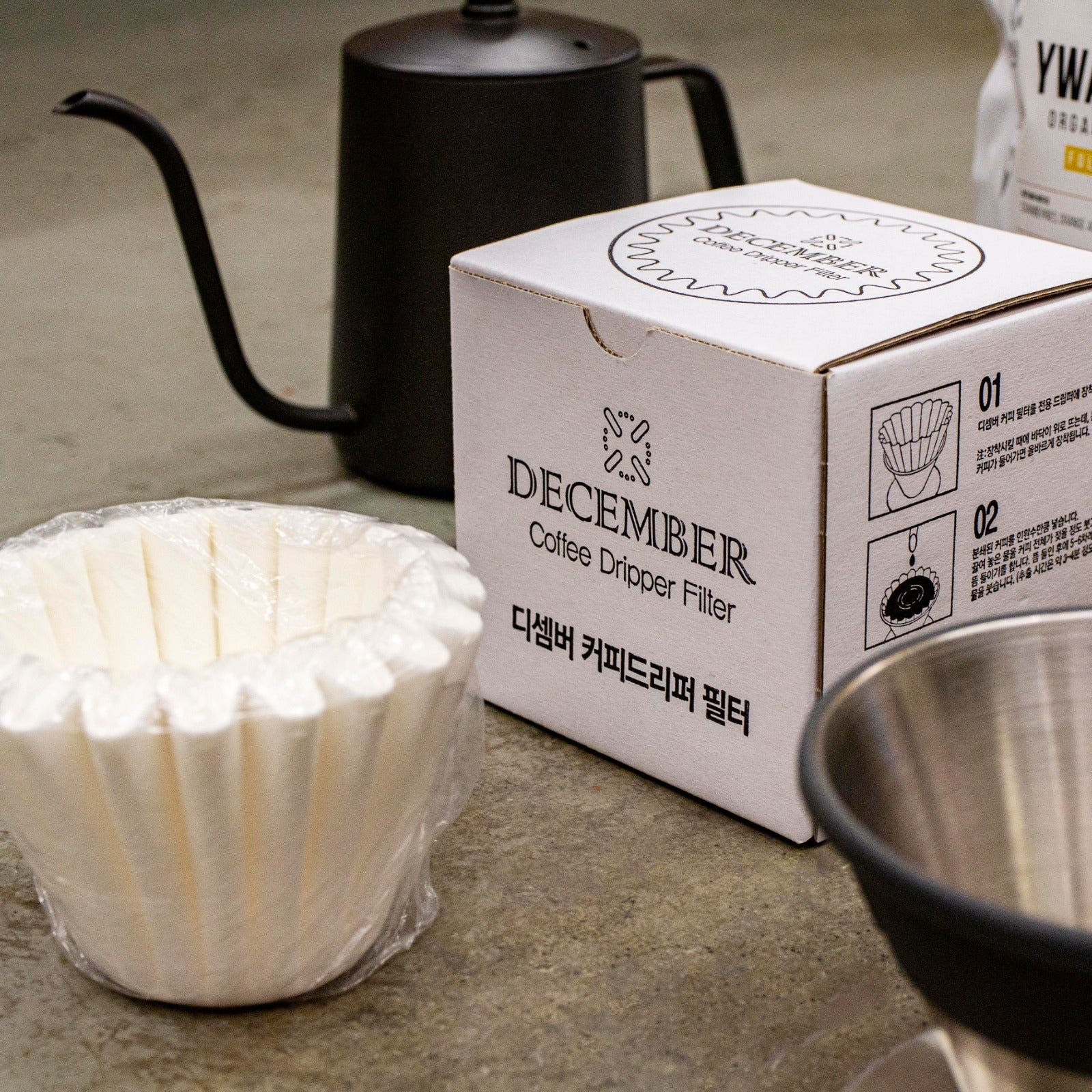 December Coffee Dripper Filters (50pcs) – Bettr Coffee